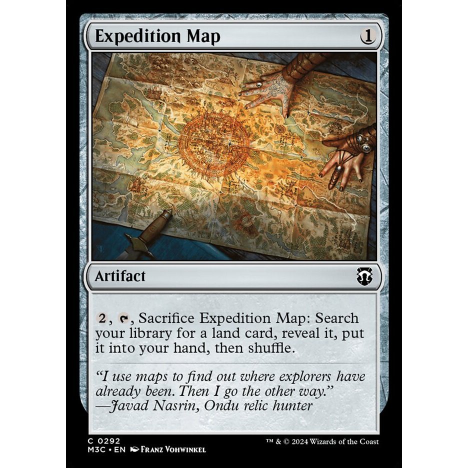 MTG Singles: Expedition Map NM Colorless M3C Modern Horizons 3 ...