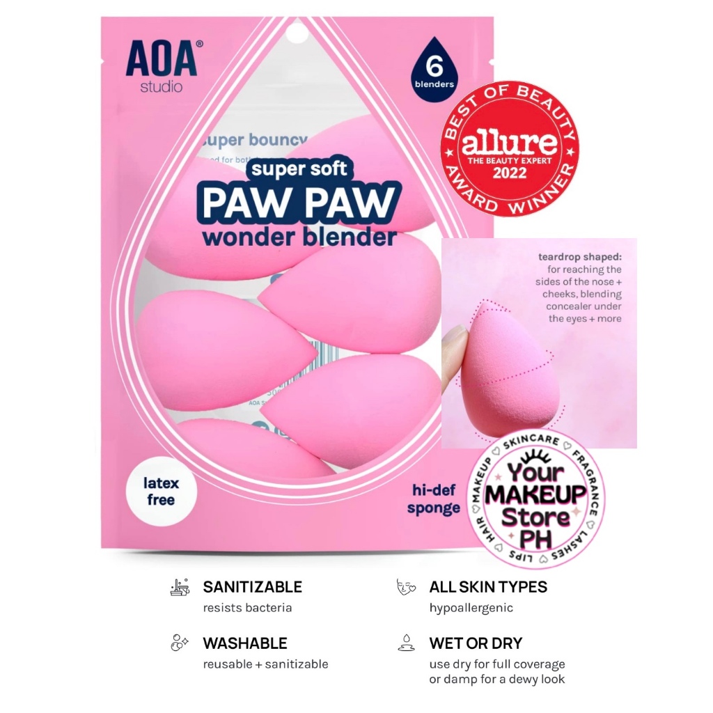 AOA Paw Paw: Super Soft Wonder Blender - 6 Pack (SPONGE) | Shopee ...