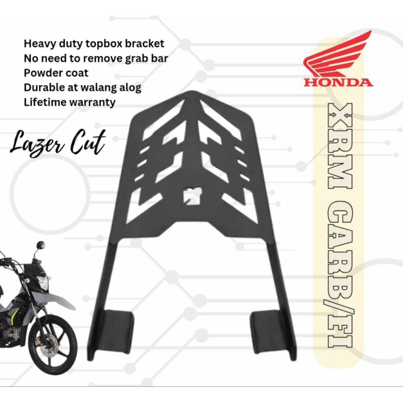 Honda XRM CARB/FI Topbox Bracket Heavy Duty Lifetime Warranty | Shopee ...