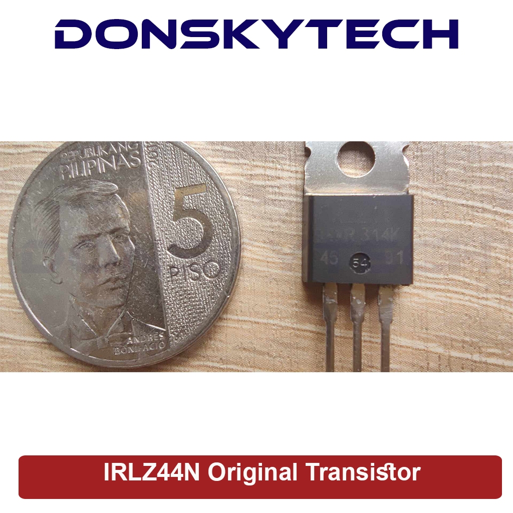 TRANSISTOR IRLZ44N N-CHANNEL MOSFET ORIGINAL TO-220 Package | Shopee Philippines