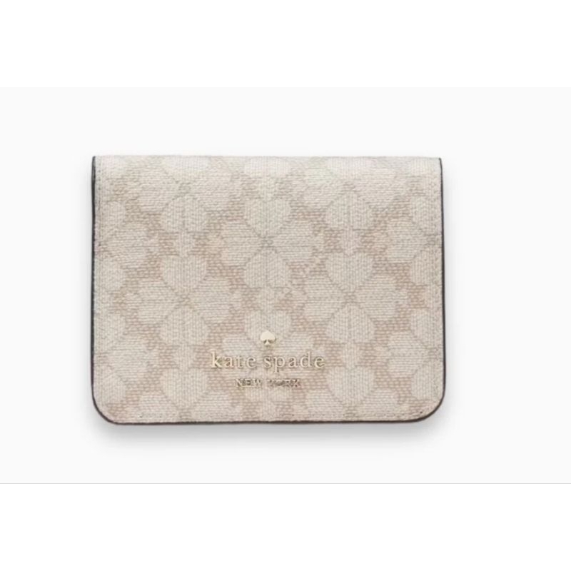 Original Kate Spade Signature Spade Flower Small Bifold Wallet | Shopee ...