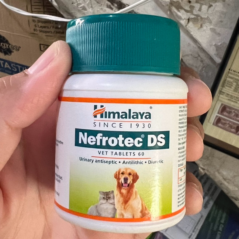 Himalaya Since 1930 Nefrotec DS Vet Tablets 60 Dog Cat Medicine Pet ...