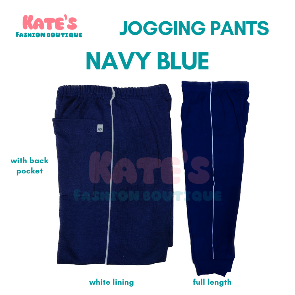 NAVY BLUE COLOR ONLY JOGGING PANTS PE UNIFORM FOR KIDS TO TEENS (up to ...