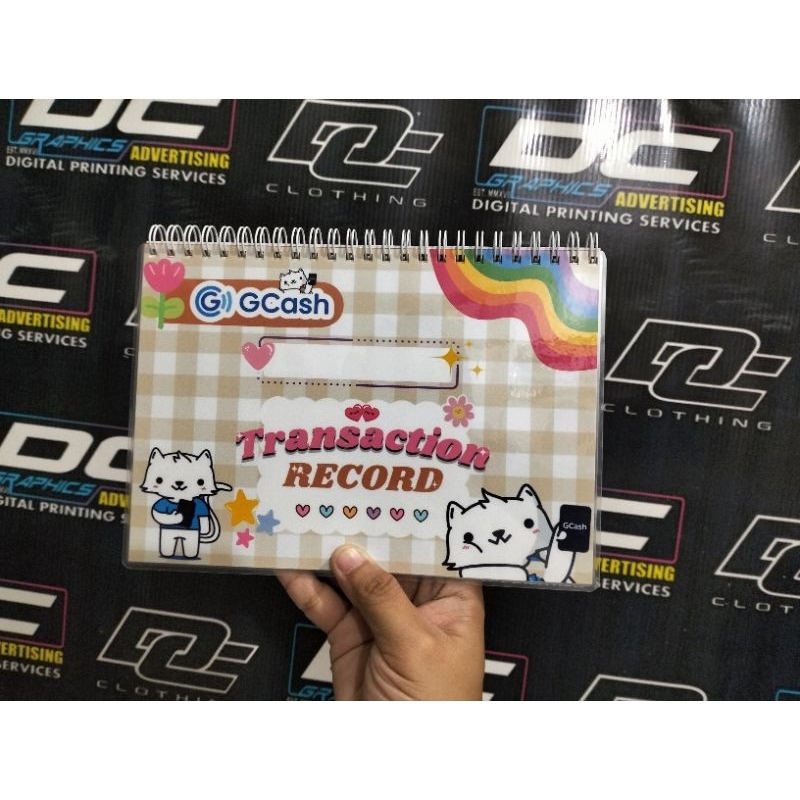 Gcash Transaction Record book A5 size - BROWN | Shopee Philippines