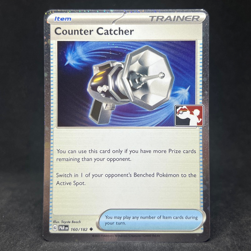 Pokemon TCG Counter Catcher 160/182 Stamped Holo 2024 Play Prize Pack ...
