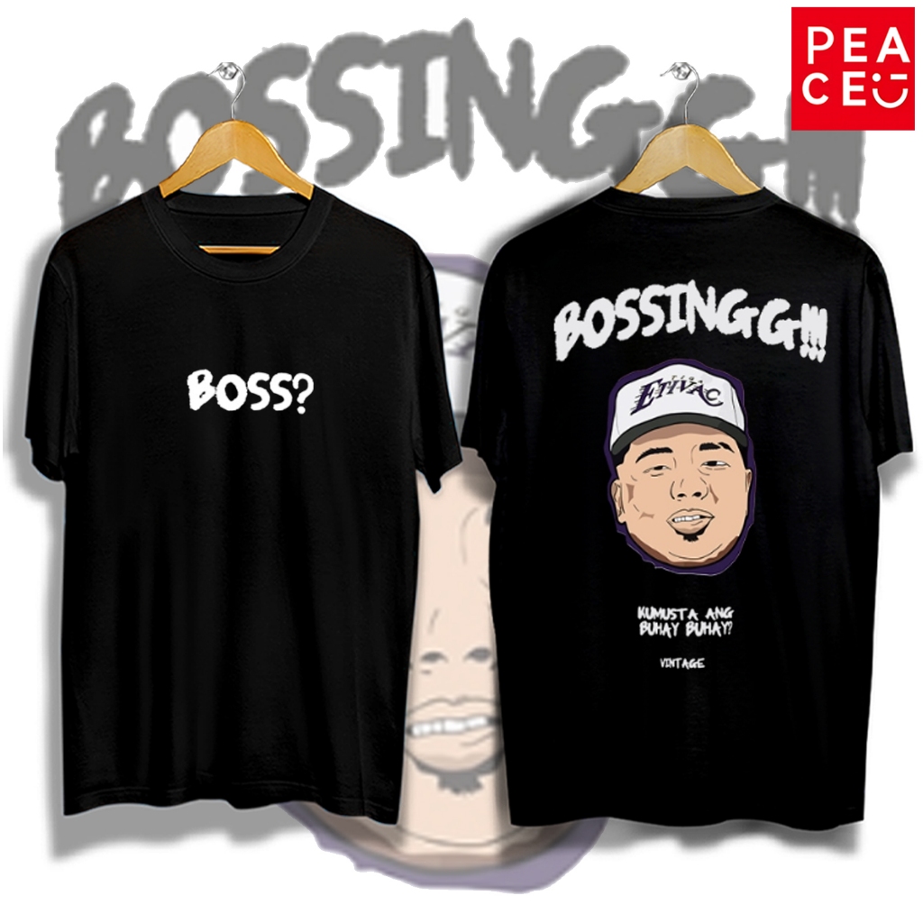 BOSS BOSSING SHIRT Unisex COTTON SHIRT men's women's t-shirt oversize t ...