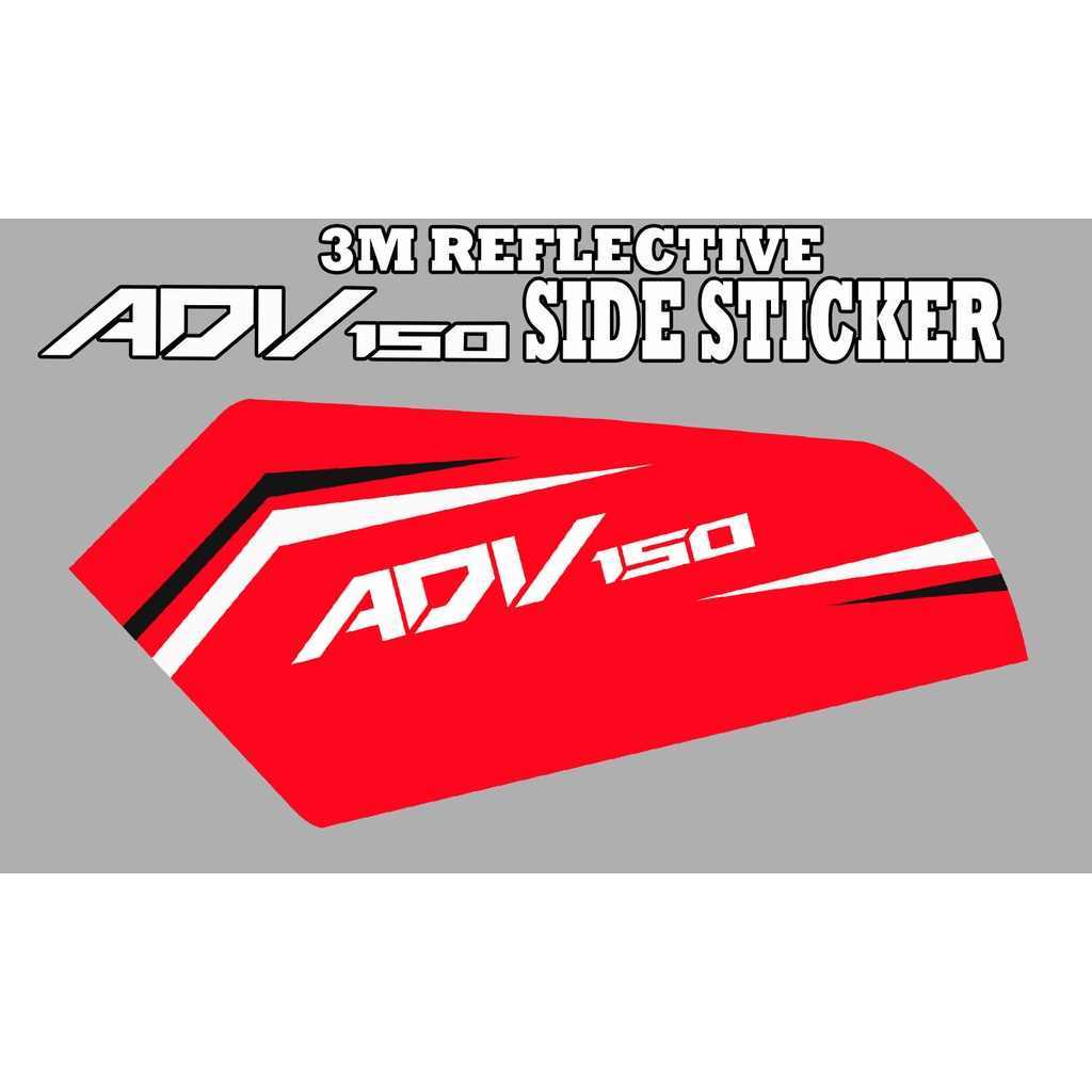 HONDA ADV 150 SIDE STICKER DECALS/ADV 150 ACCESSORES/HONDA ADV 150 ...