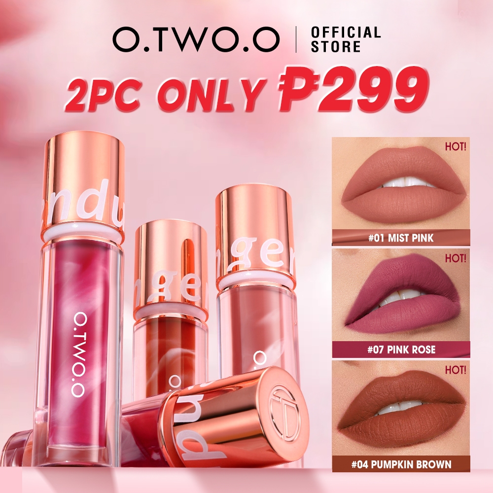 O.TWO.O Lollipop Lipgloss Waterproof Matte Non Stick 8 Color Long Lasting 35g | Shopee Philippines