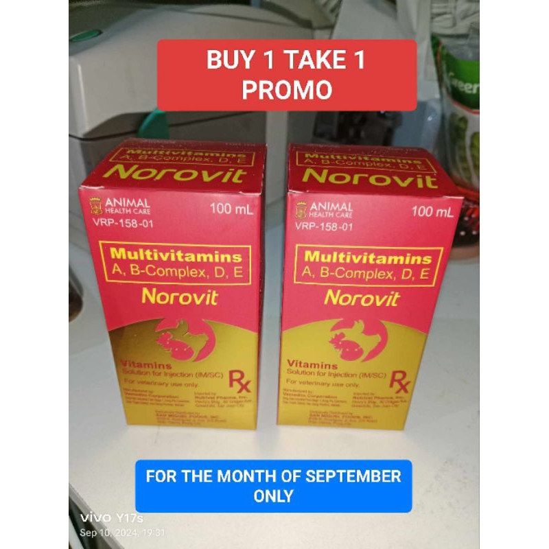 NOROVIT 100ML BUY 1 TAKE 1 LIMITED STOCKS ONLY EXPIRATION APRIL 2026 ...