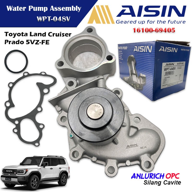 AISIN Water Pump Assembly for Toyota Land Cruiser Prado 5VZ-FE 16100 ...