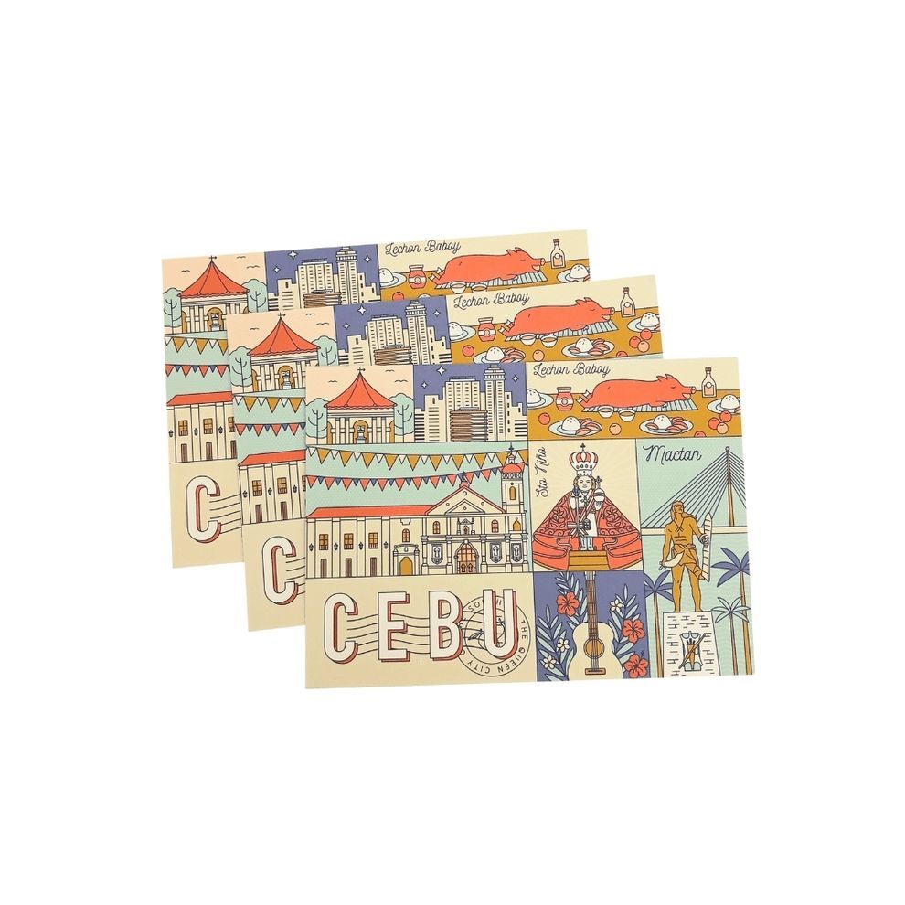 Cebu Queen City Of The South Postcard | Shopee Philippines