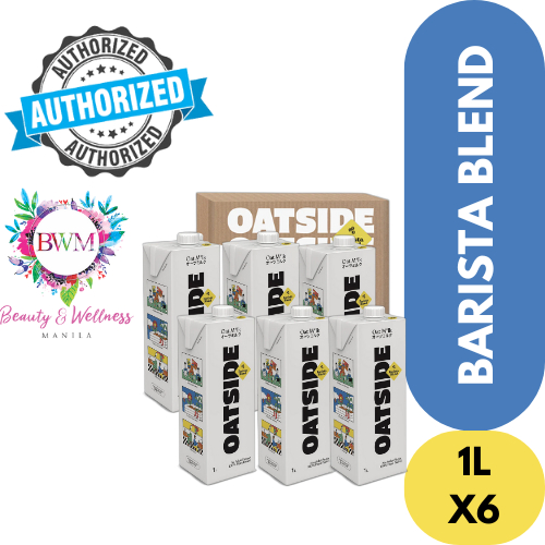 OATSIDE BARISTA BLEND OAT MILK 1L X6 PACK PLANT-BASED VEGAN LACTOSE ...