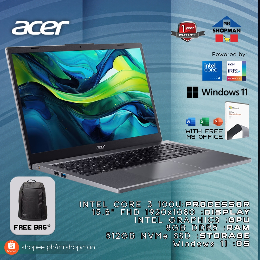Acer Aspire 15 A15 51P 33C3 | 15" FHD 1920x1080 | 8GB DDR5 | 512GB SSD ...