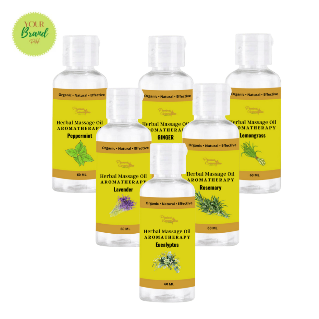 Herbal Massage Oil All Natural Essential Oils Aromatherapy 60ML | 100ML ...