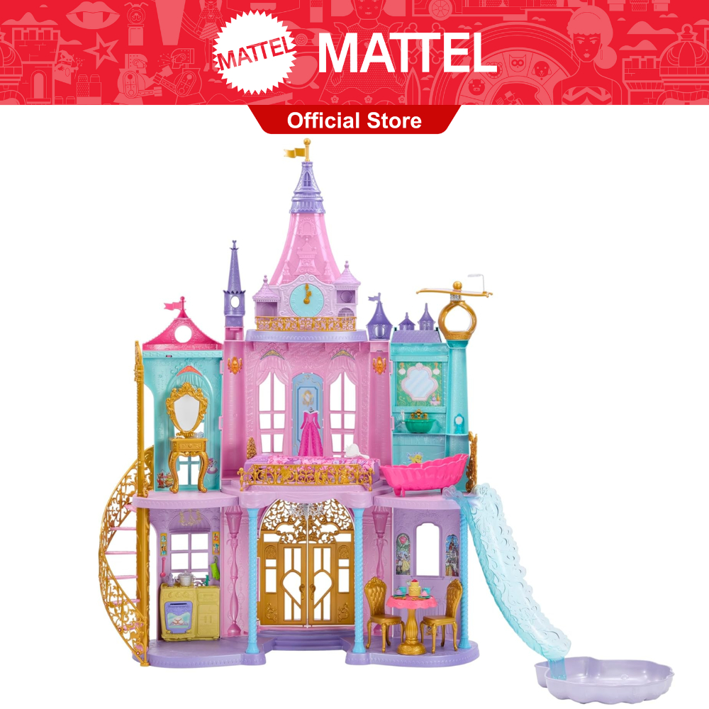 Mattel Magical Adventure Disney Princess Castle Doll House with ...