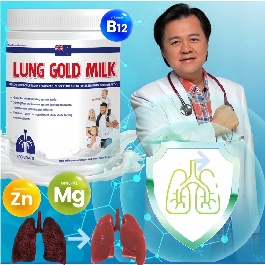 Lung Gold Milk Colostrum Milk Relieve Cough Symptoms & Support Lung ...