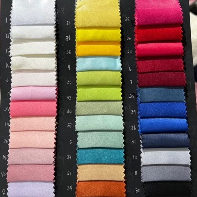 Duchess Satin Fabric 60"(Per Yard) | Shopee Philippines