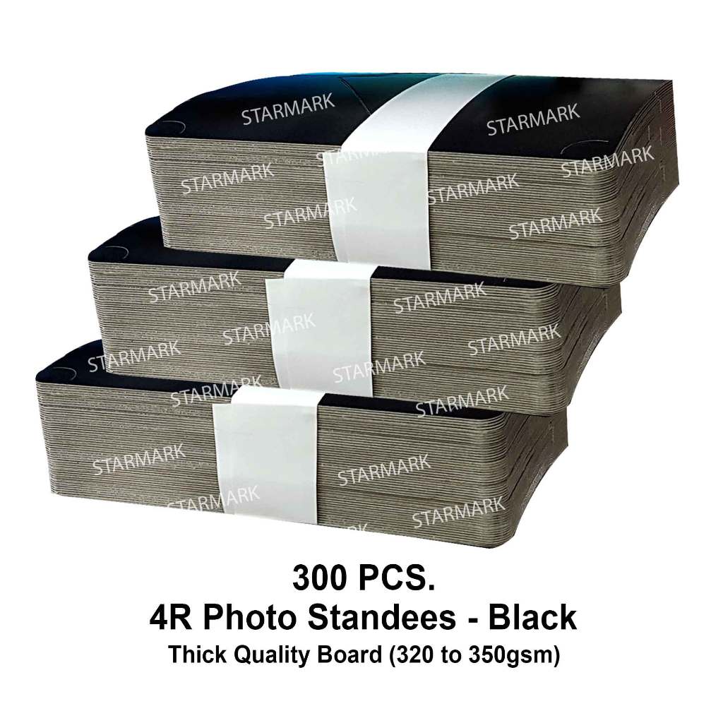 4R Photo Standee Frame Standees for Photobooth BLACK - Thick Quality ...
