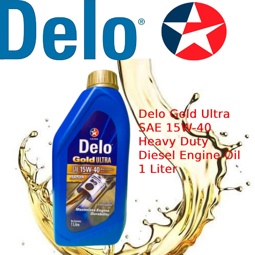 Delo Gold Ultra SAE 15W-40 Heavy Duty Diesel Engine Oil 1 Liter ...