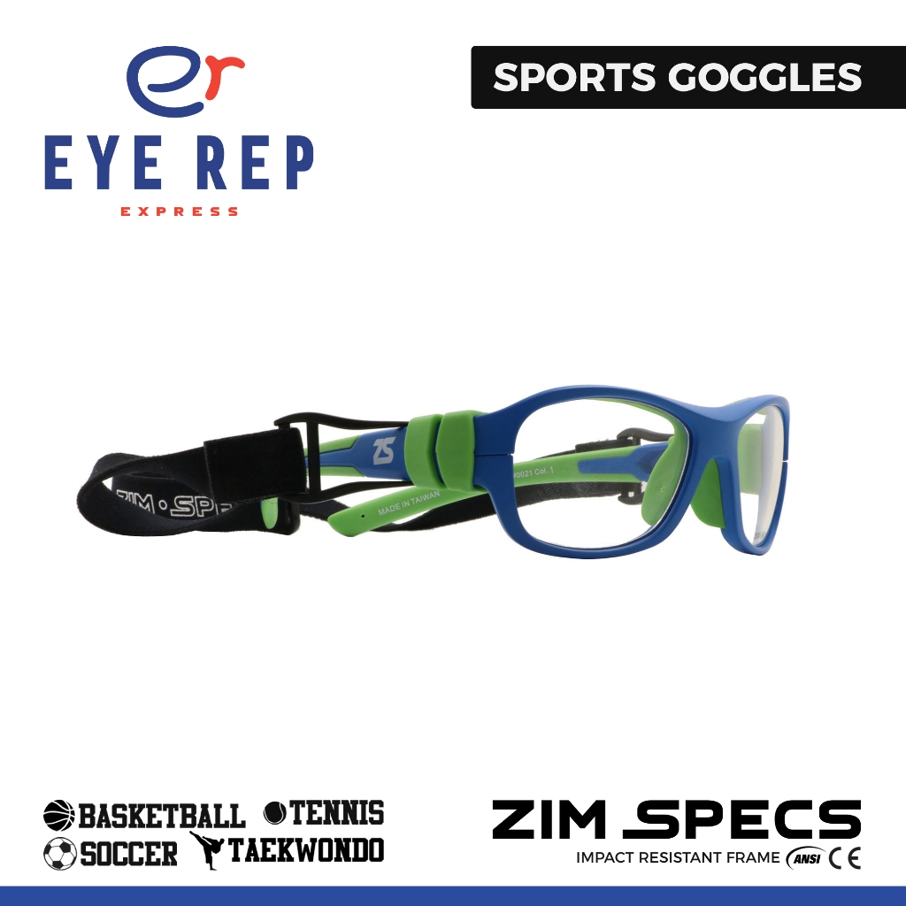 Zim Specs ZS21 Prescription-able Sports Goggles Basketball/Tennis ...