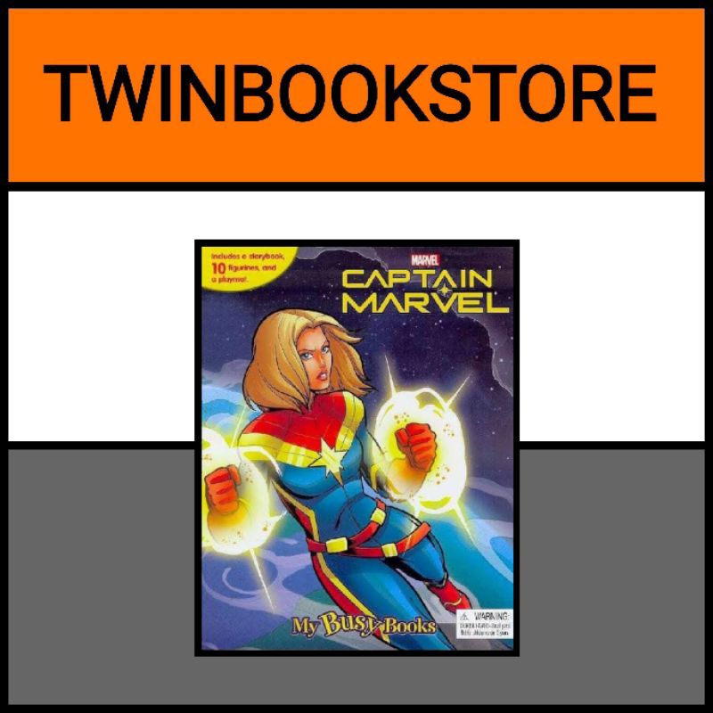 CAPTAIN MARVEL MY BUSY BOOK | Shopee Philippines