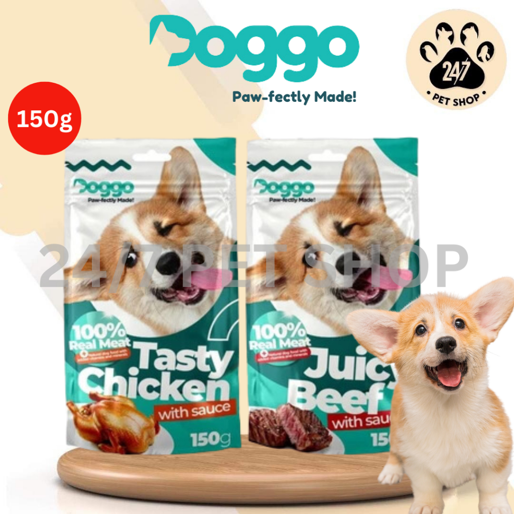 150g Doggo Dog Food Chicken Beef FlavorWet Pouch Essential Snack All ...