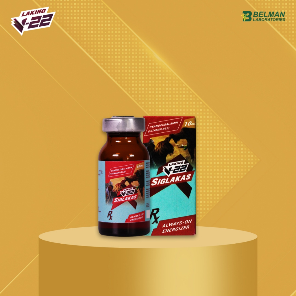 Laking V-22 Siglakas (Cyanocobalamin Vitamin B12) | Shopee Philippines