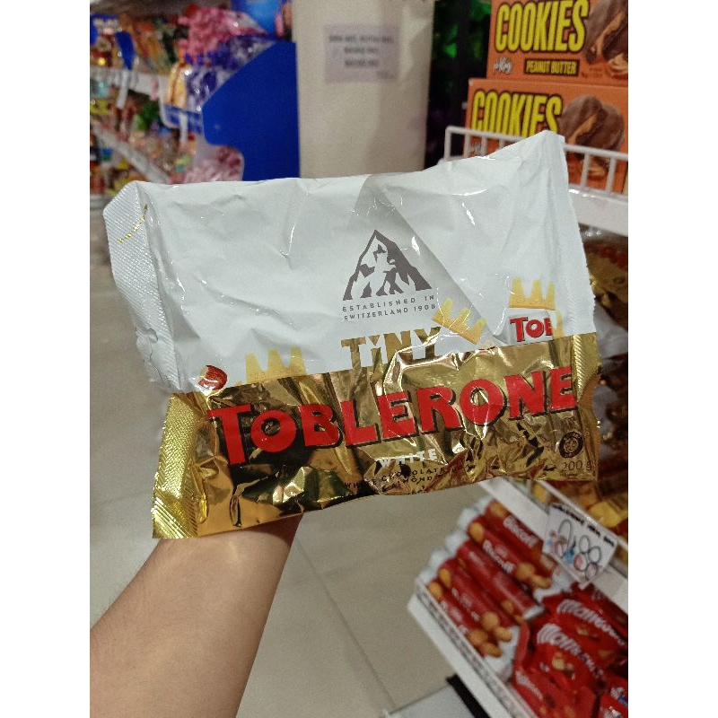 Toblerone Tiny White Chocolate 200g | Shopee Philippines