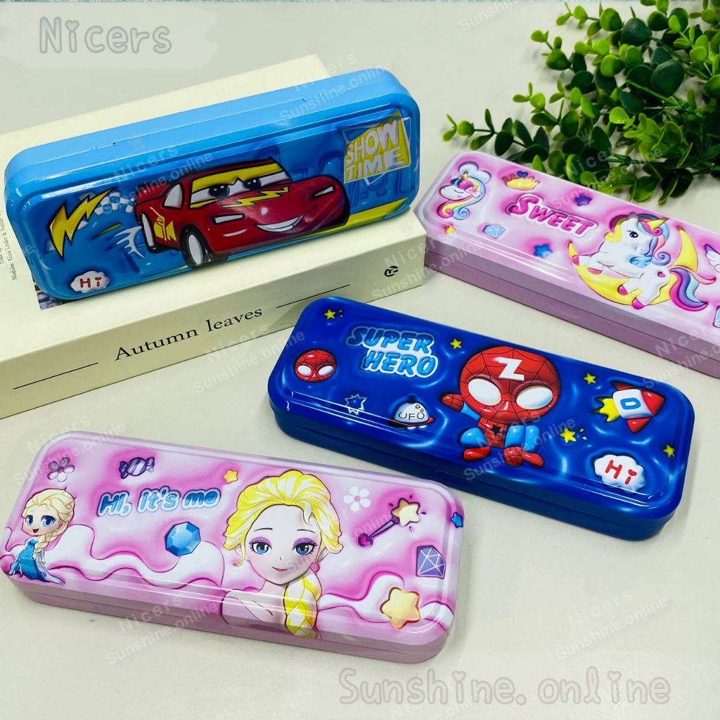 Cute Cartoon Character Pencil Case Pencil Box Stationery | Shopee ...