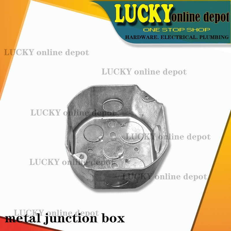 HEAVY DUTY METAL JUNCTION BOX 4x4 ( no screw included ) | Shopee ...