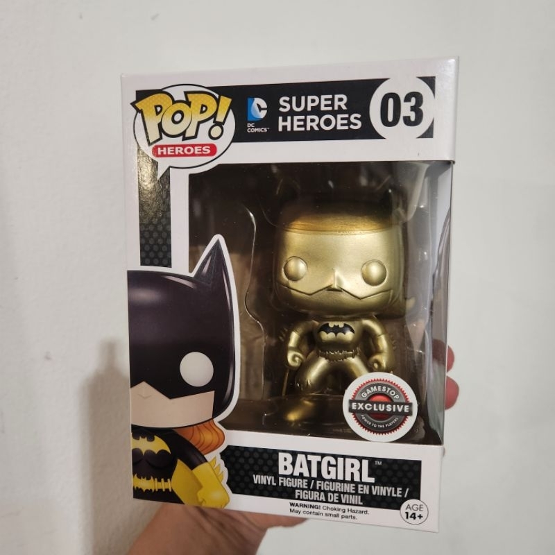 Rare Batgirl #03 gamestop funko pop exclusive vaulted black logo 2015 ...