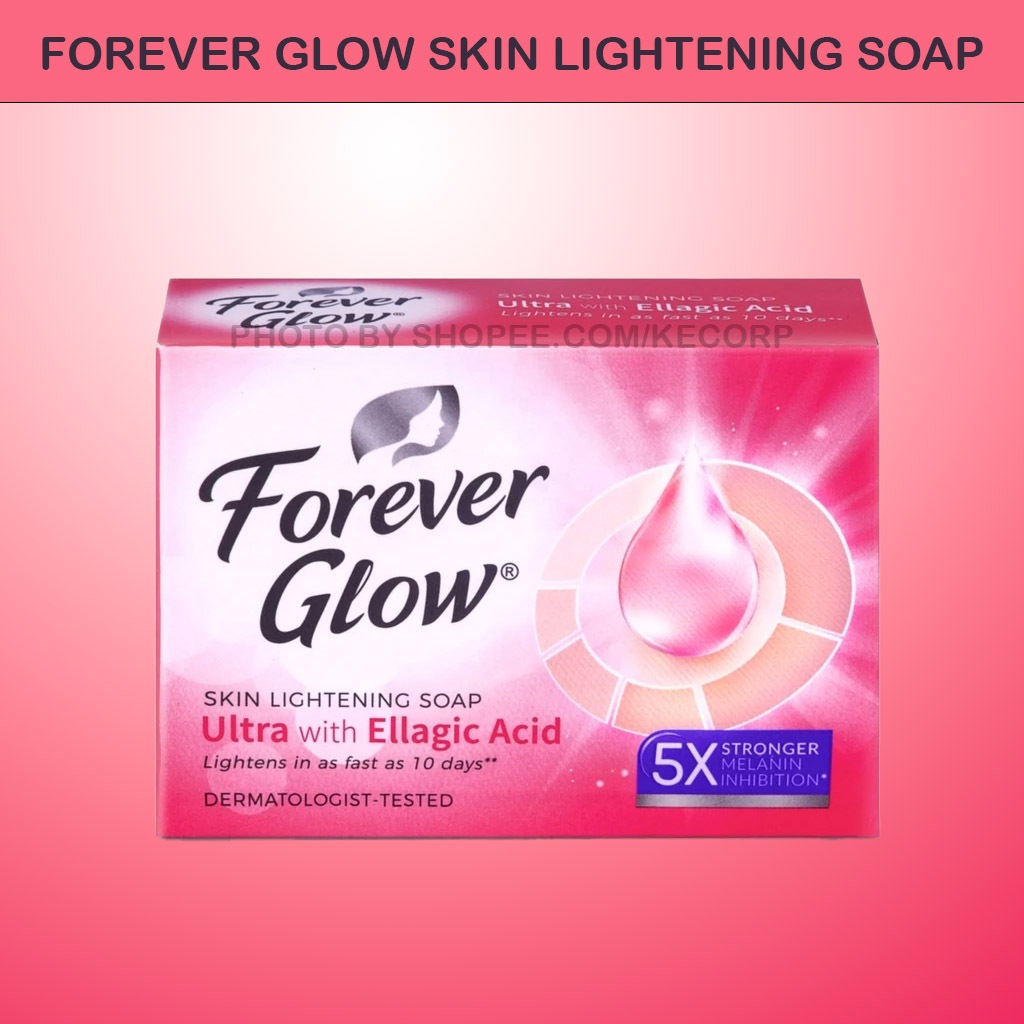 Forever Glow Skin Lightening Soap Ultra with Ellagic Acid 85g Bar Soap ...