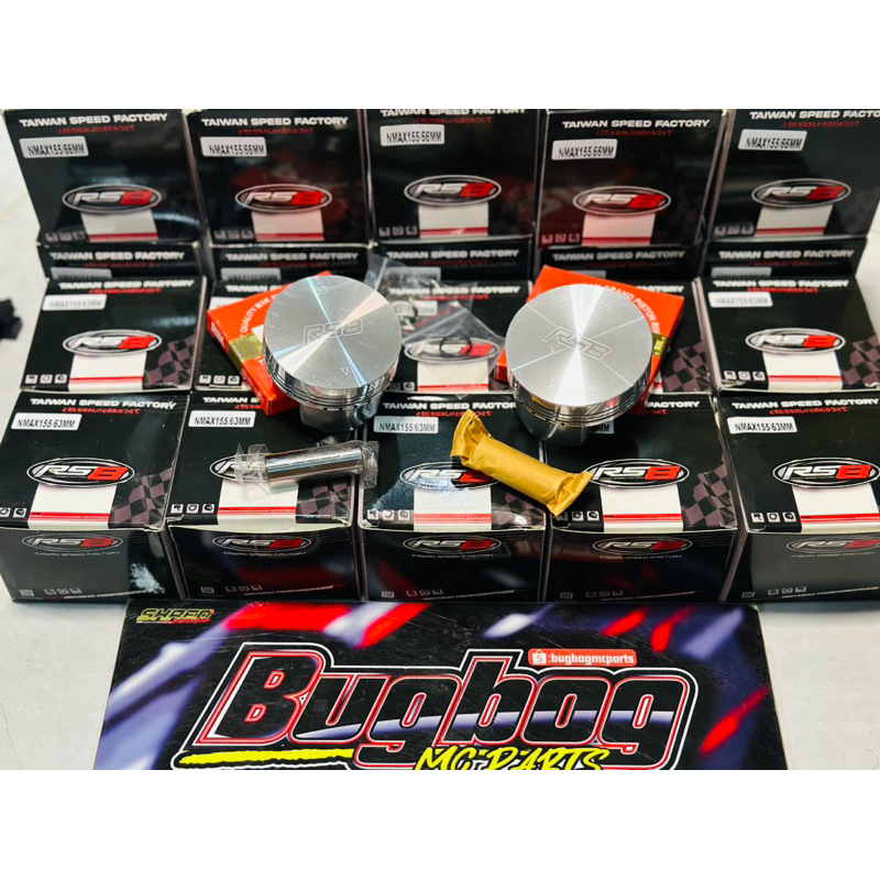 Rs8 Ceramic Piston Kit for Aerox/Nmax (Forged Blank)(63MM/65MM/66MM ...