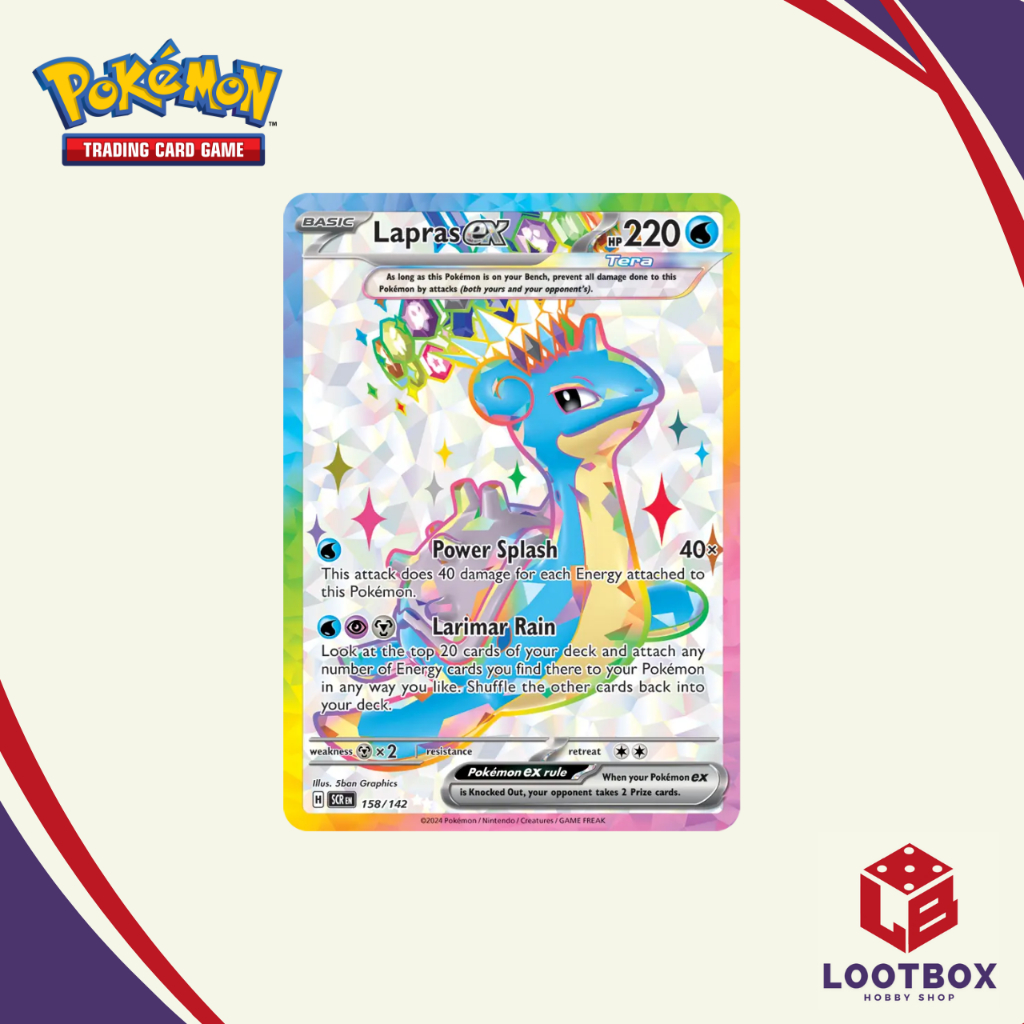 Pokemon Card Game: Lapras ex - Stellar Crown | Shopee Philippines