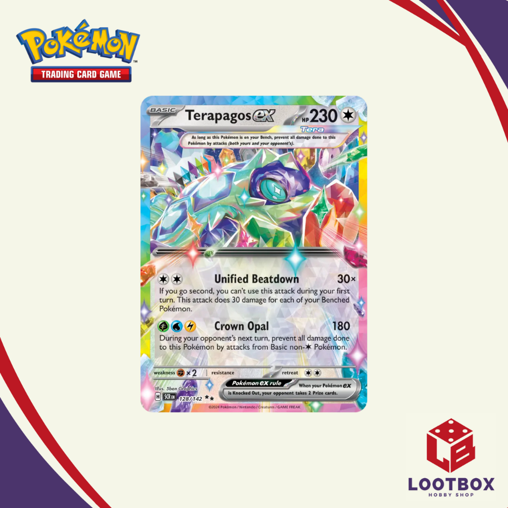 Pokemon Card Game: Terapagos ex - Stellar Crown | Shopee Philippines