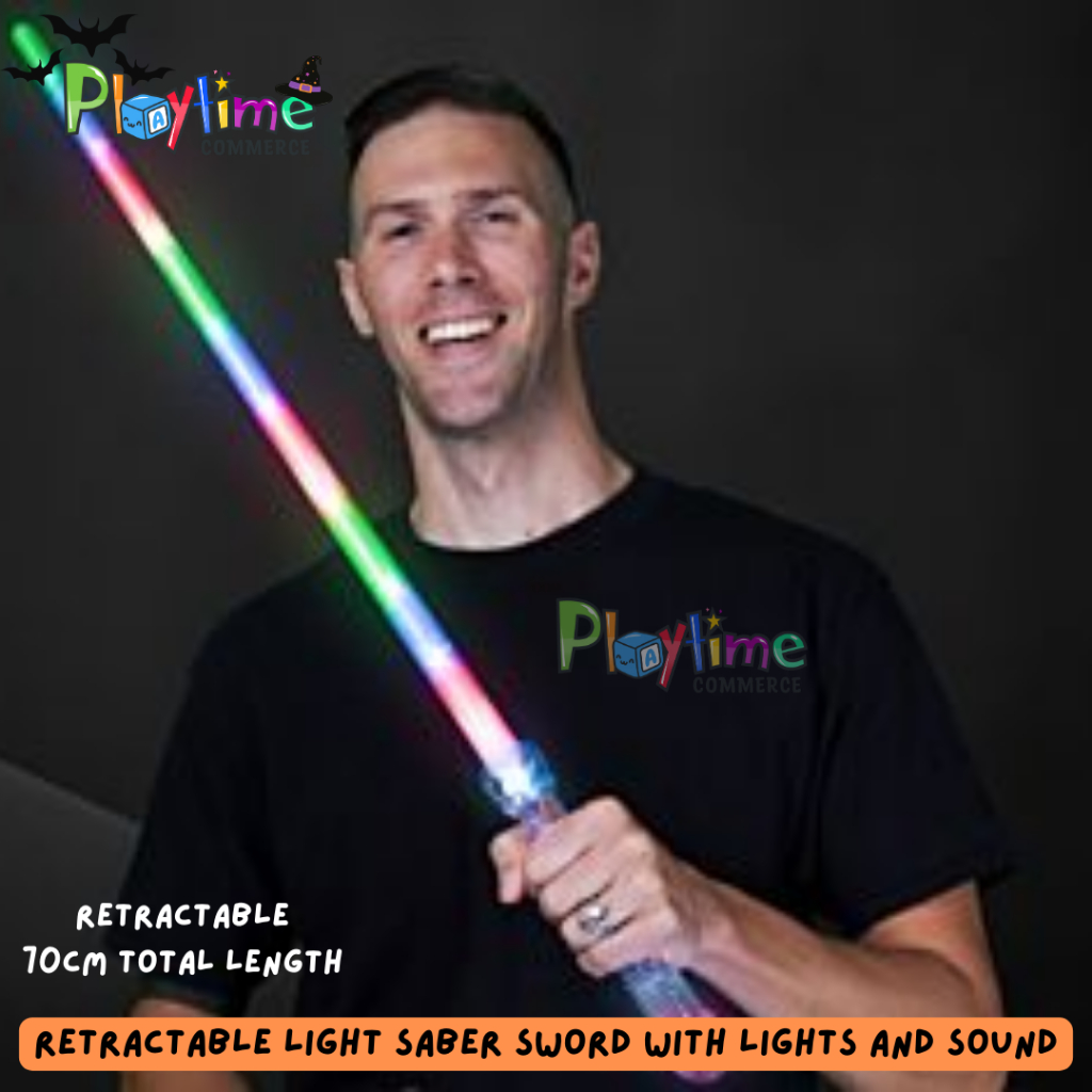 Color-changing Retractable Sword Glow in the Dark with Lights and ...