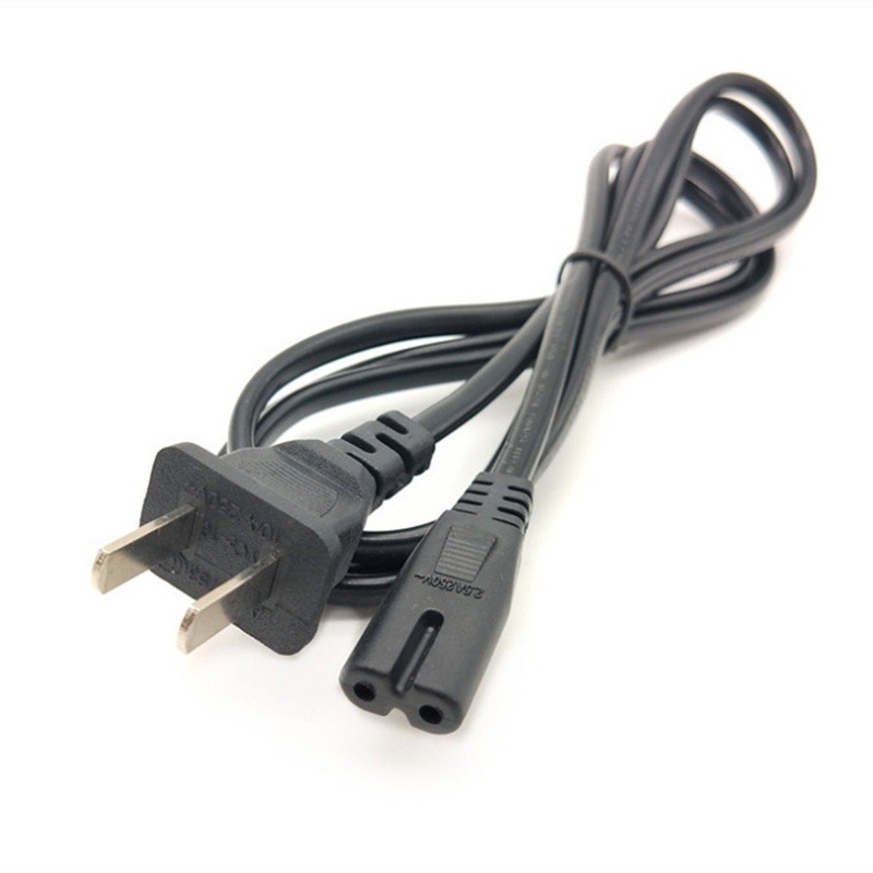 1.5m 2-pin American standard 8-shaped AC power cord adapter two-core ...