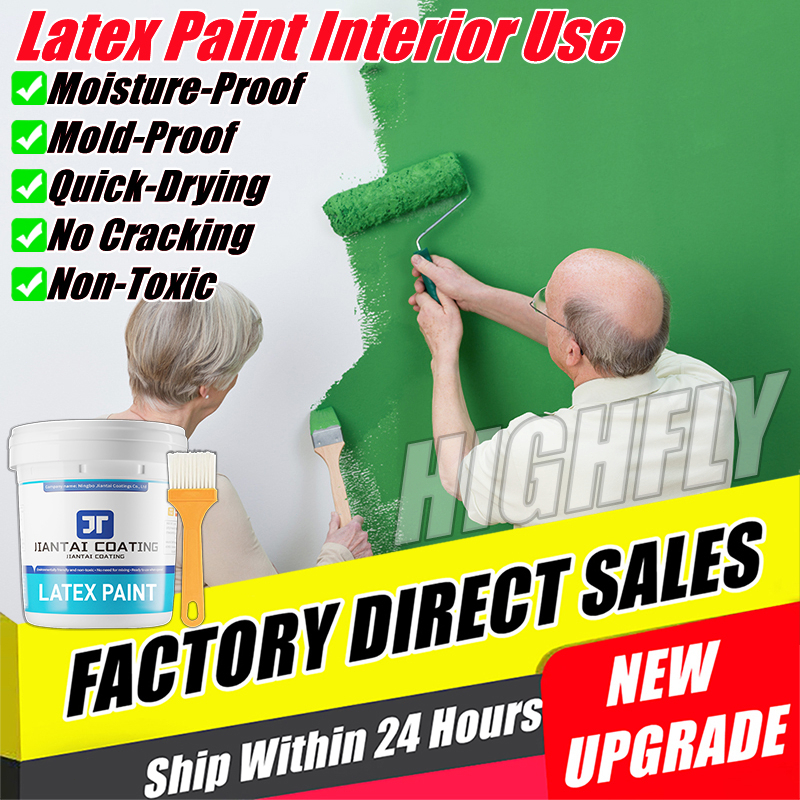 【1KG】Eco-Friendly Latex Paints Coating, DIY, Mold-Resistant ...
