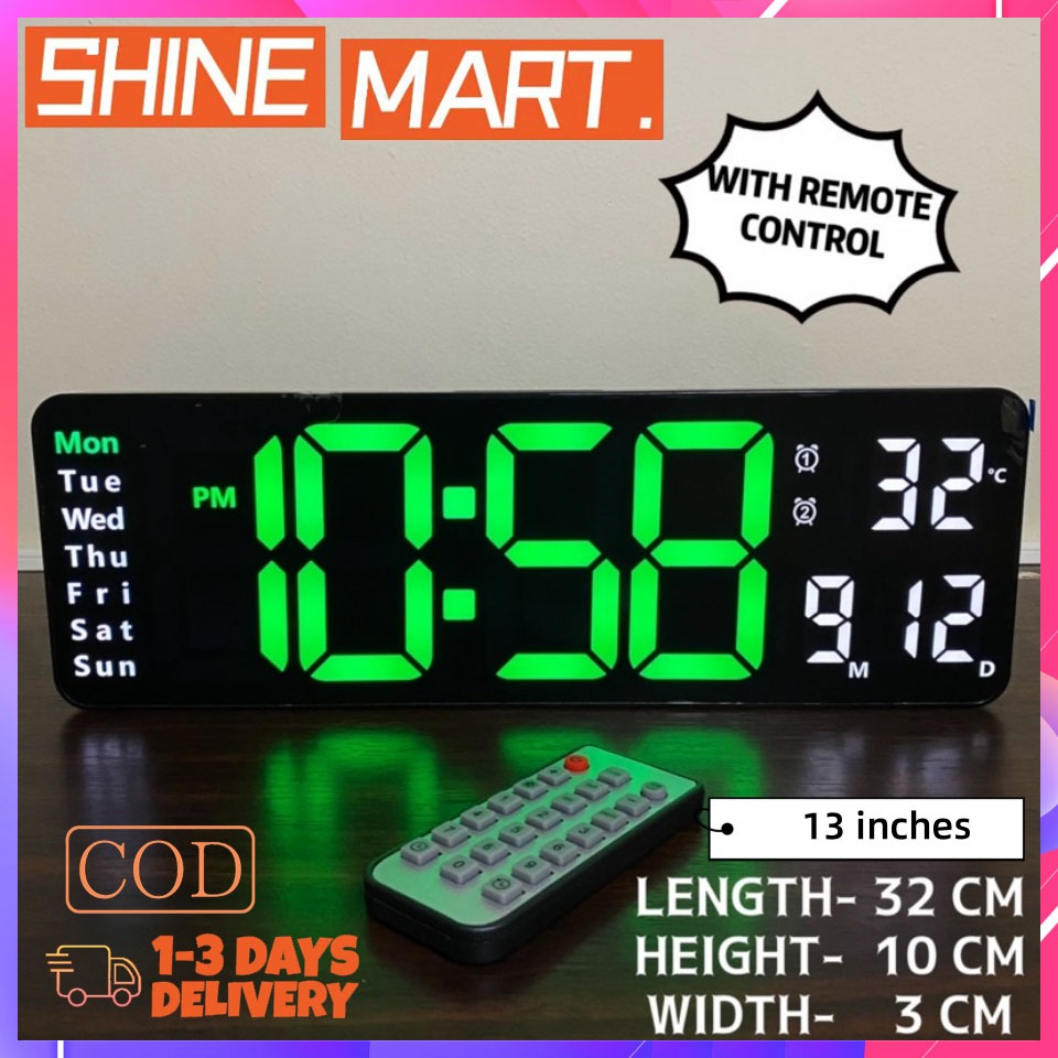 (6629) LARGE Digital Remote Control with COUNTDOWN & TIMER with Alarm ...