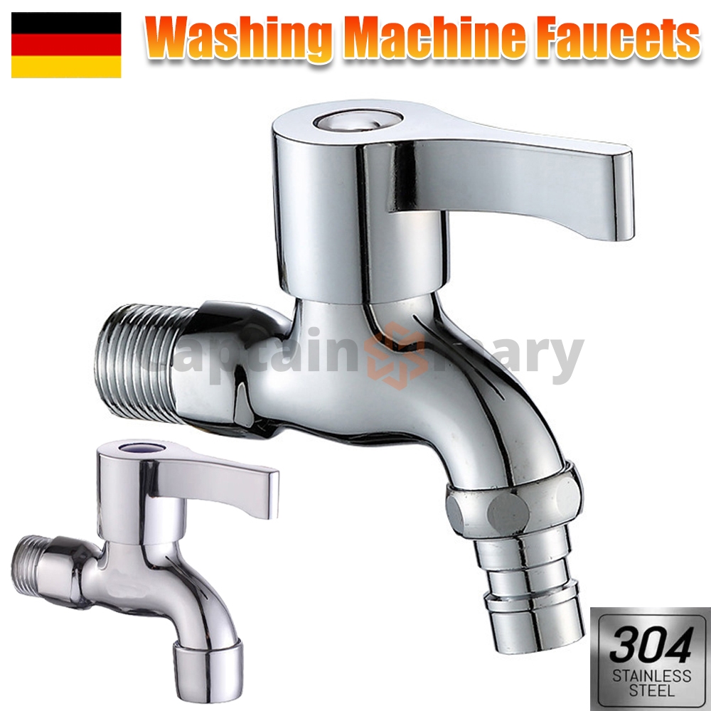 Stainless Steel Bathroom Faucet Kitchen Wall Mount Faucet Washing ...
