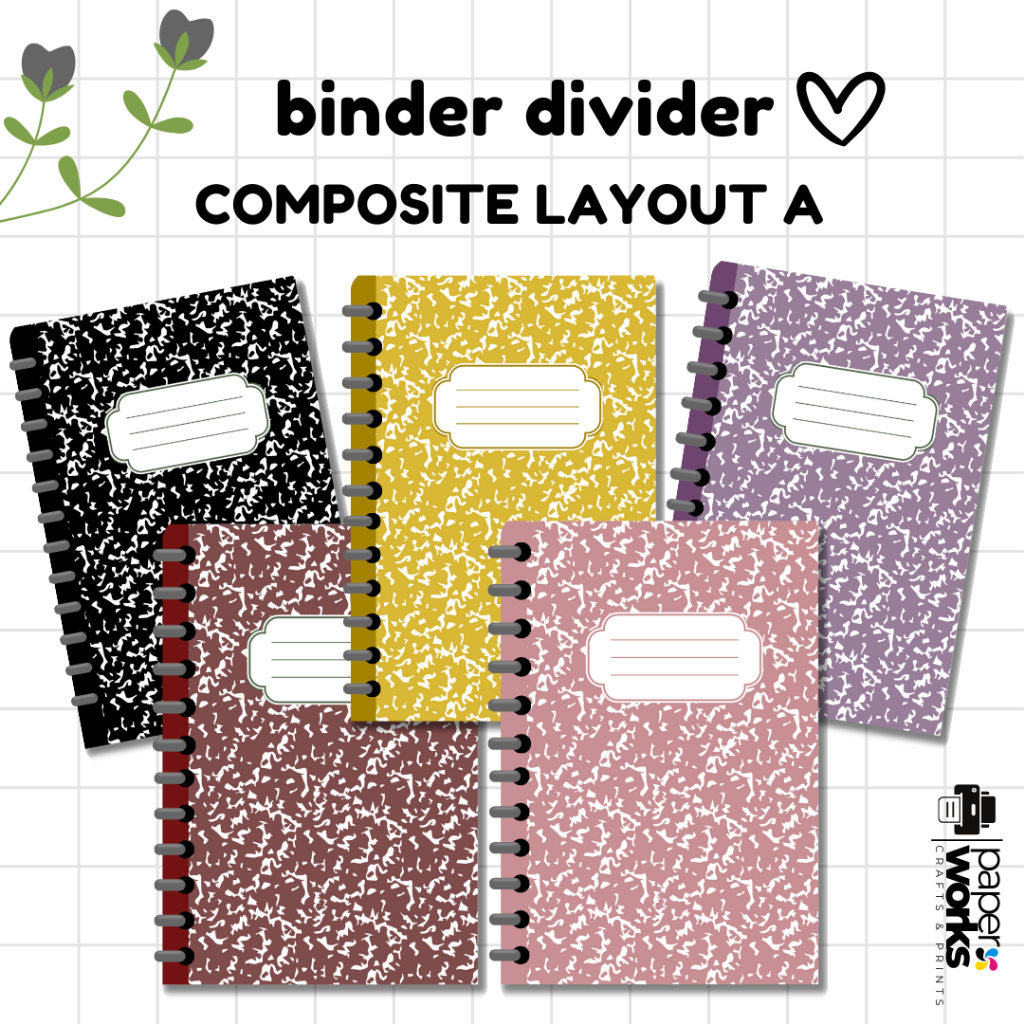 JOURNAL AND NOTEBOOK BINDER DIVIDER | Shopee Philippines