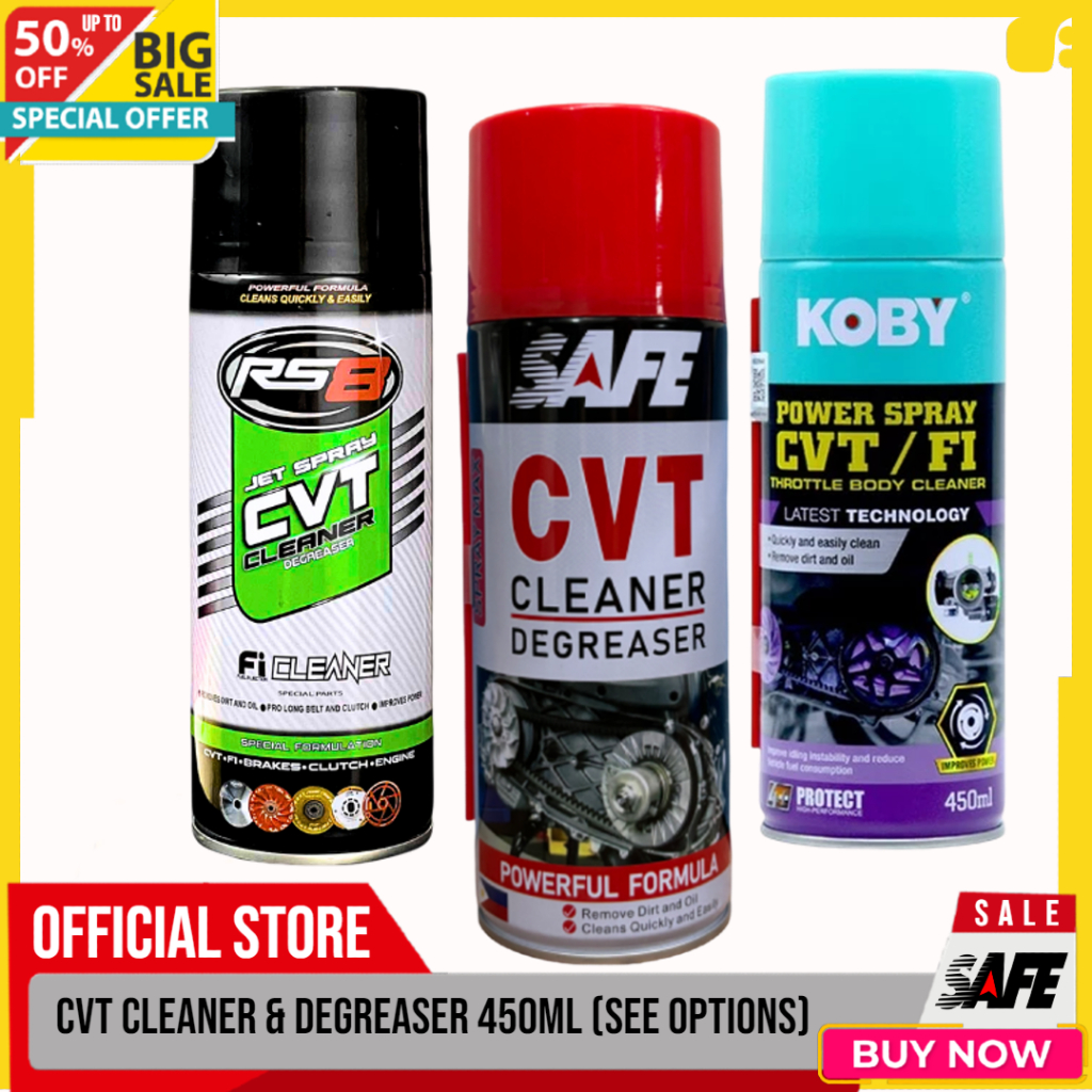 CVT CLEANER & DEGREAER POWER SPRAY & CVT FI / Throttle Body Cleaner ...