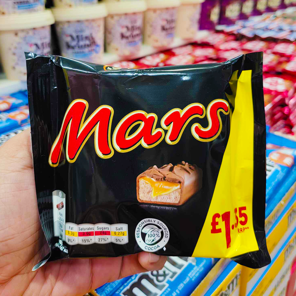 Mars UK Chocolate Bar 3 x 39.4g Multipack | Shopee Philippines