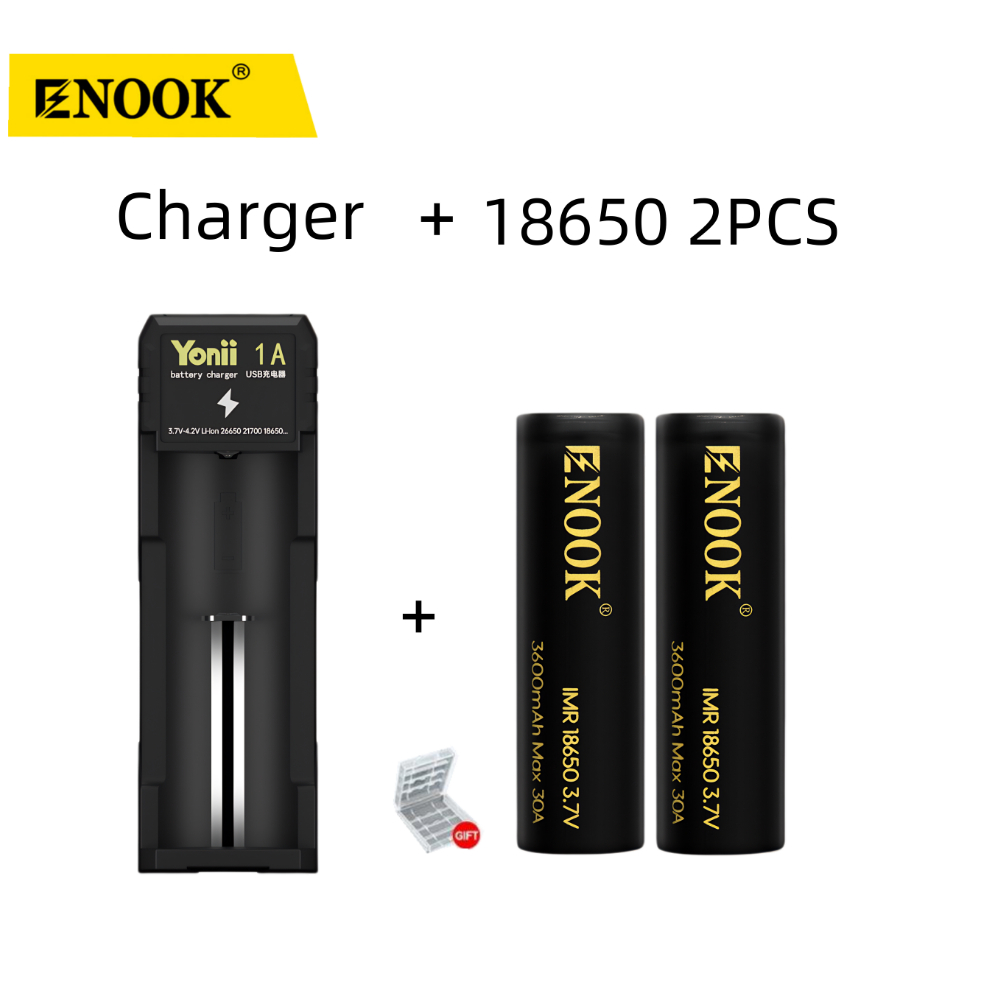Enook 18650 Battery 3600mAh 35A Rechargeable Battery Purchase Battery ...