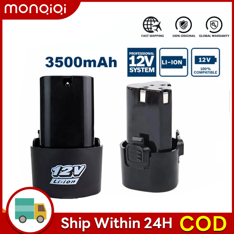 12V Battery Lithium Battery Li-lon Lithium-lon For Cordless Driver ...