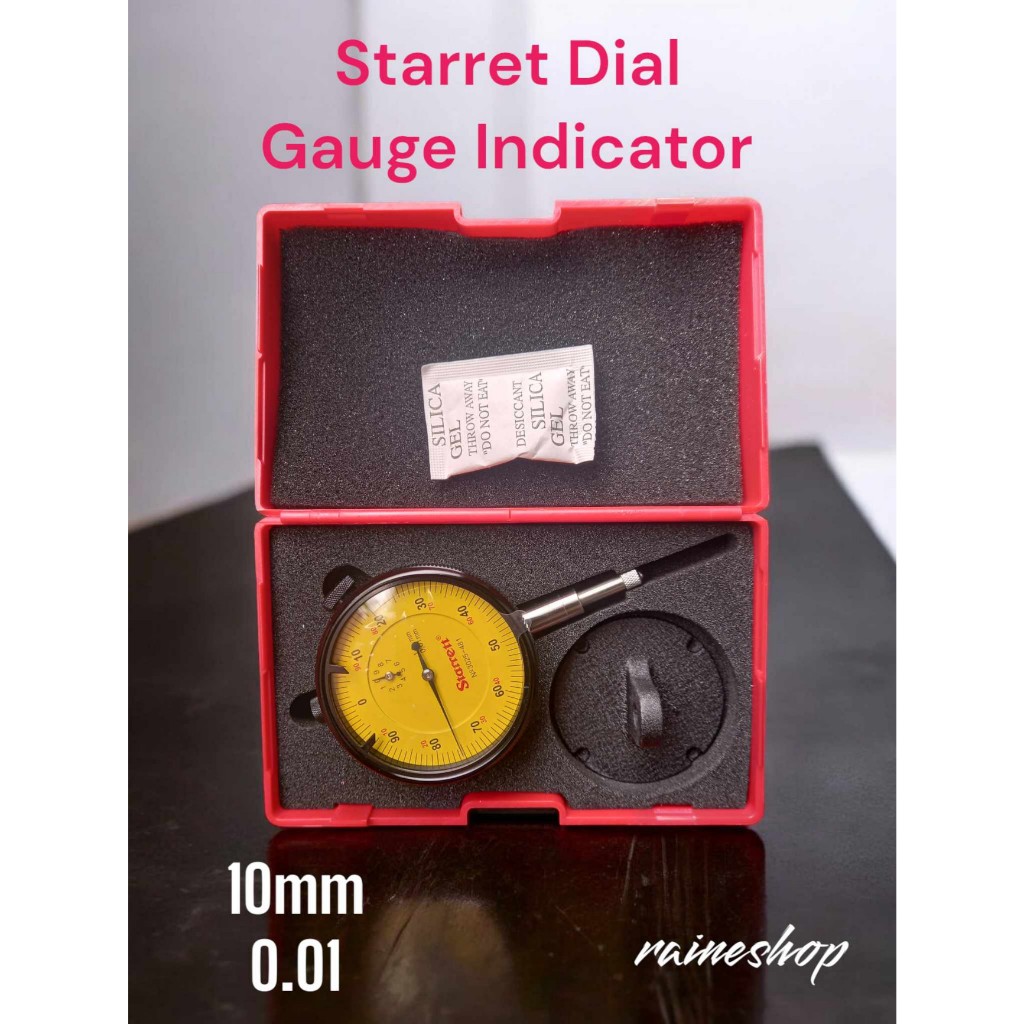 Starrett Dial Gauge Dial Gage Indicator 10mm 0.01mm 3025-481 model ...