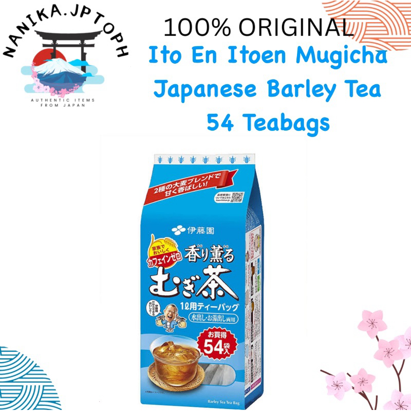 Ito En Itoen Mugicha Japanese Barley Tea Caffeine Free 54 Tea Bags ...