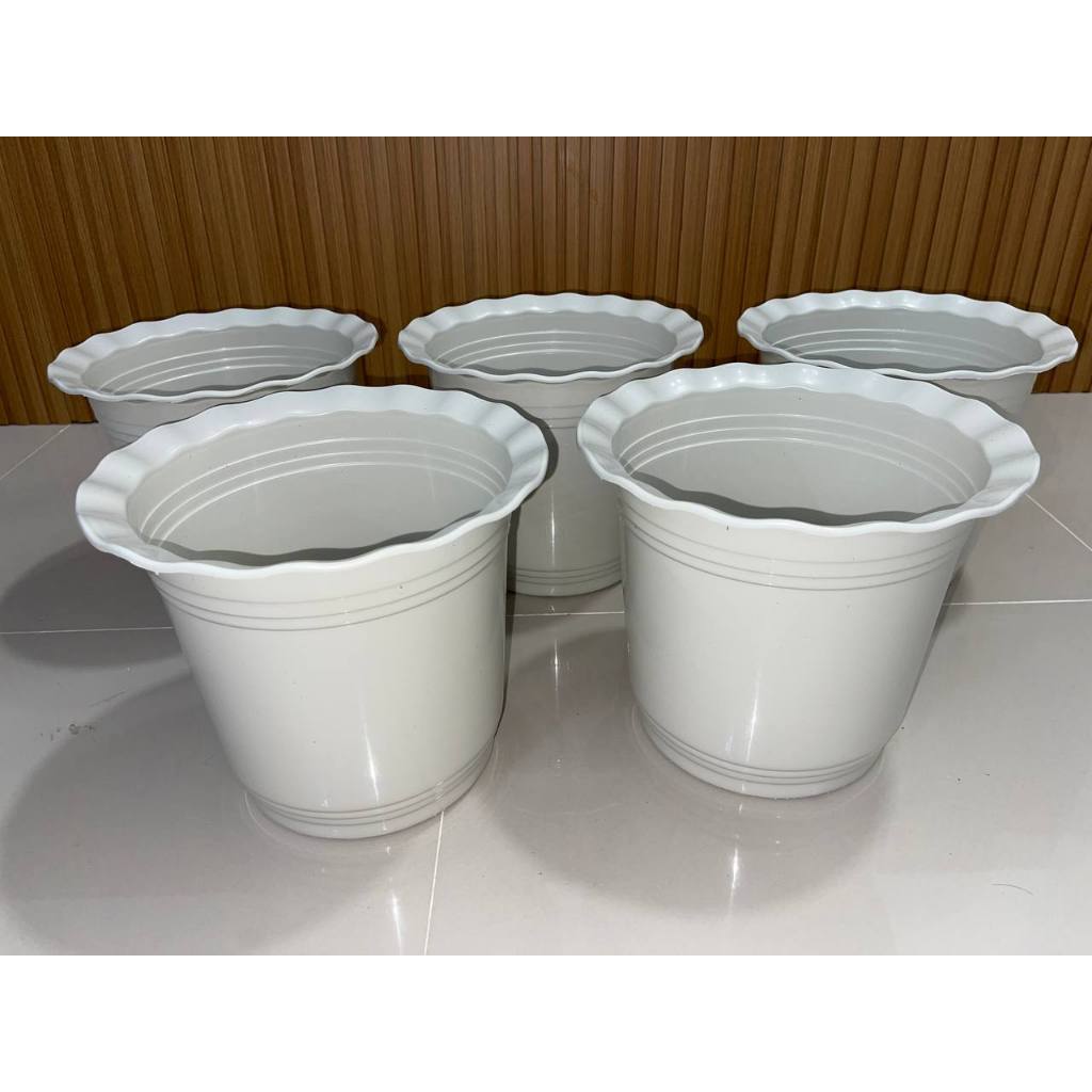 set of 5pcs. LARGE and LONG flower pot 10x9" - paso - BIG for 80 pesos ...