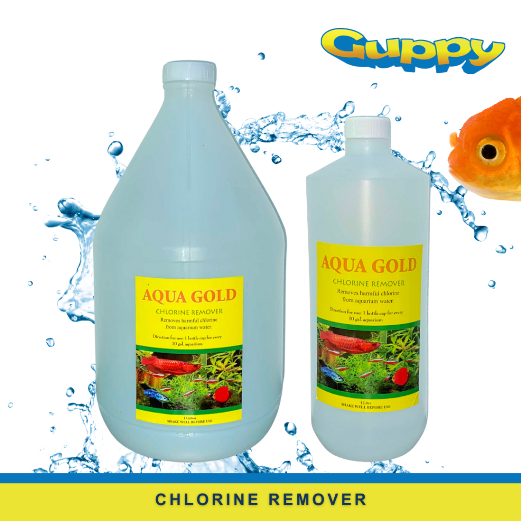 Aqua Gold Chlorine Remover Anti-Chlorine 1 Liter Dechlorinator Chlorine ...