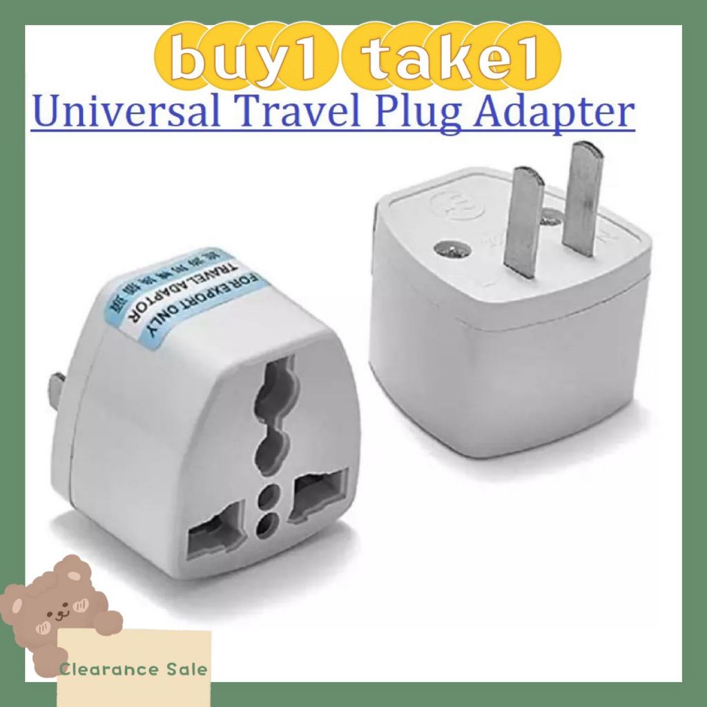 buy1 take1 Universal travel power plug charger adapter conversion plug ...